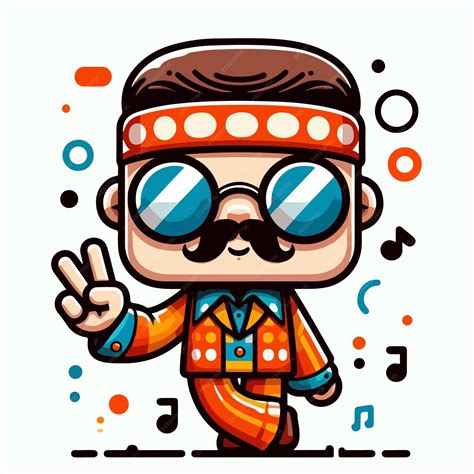 Premium Vector Groovy Cartoons Retro Clipart Vector Illustration