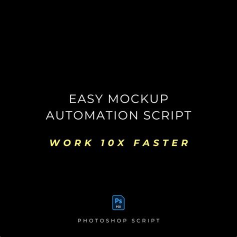 Easy Photoshop Mockup Script Fast Mockup Generator Batch Mockup