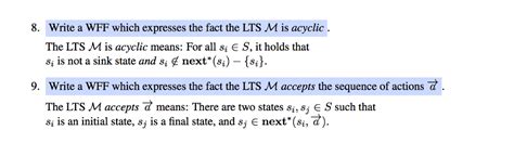 Solved Problem 3 A Labeled Transition System Lts M Is A