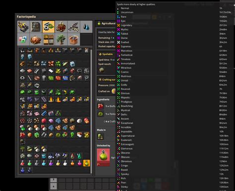 Infinite Quality Tiers Factorio Mods