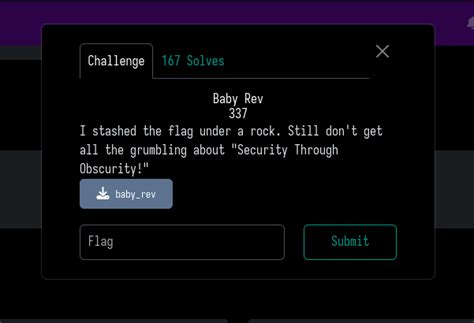 For This Challenge We Re Given A Single Binary Executable That Takes In A String And Seems To