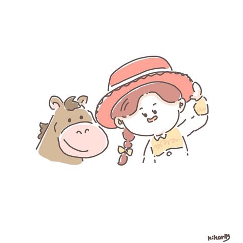 きこり On Instagram ジェシーとブルズアイ ジェシーブルズアイトイストーリーディズニーディズニー映画イラスト