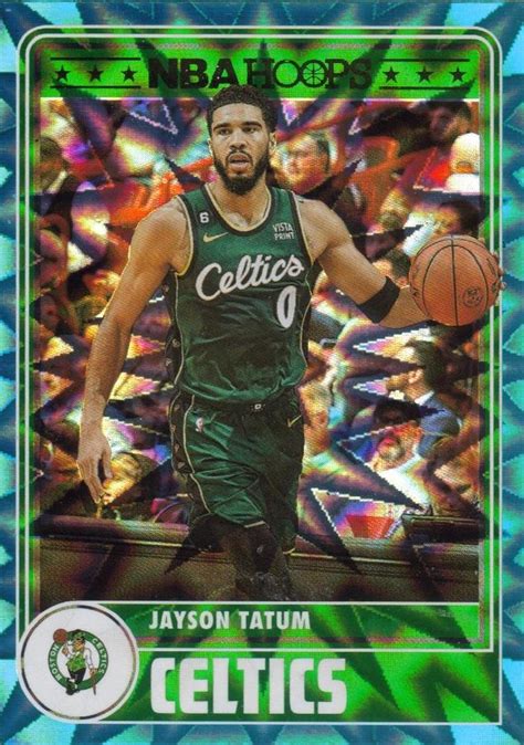 2023 24 Hoops Teal Explosion 287 Jayson Tatum Trading Card Database