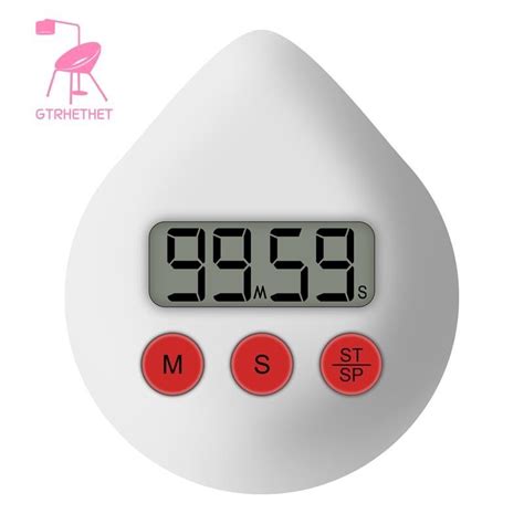 Digital Bathroom Clock Waterproof Shower Clock Timer Temperature