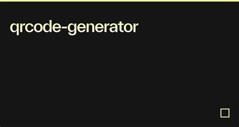 qrcode generator codesandbox