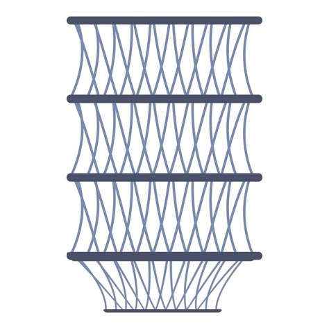 premium vector abstract modern architecture facade with criss