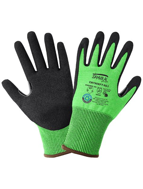 Samurai Glove® High Visibility 18 Gauge Nitrile Coated Touch Screen