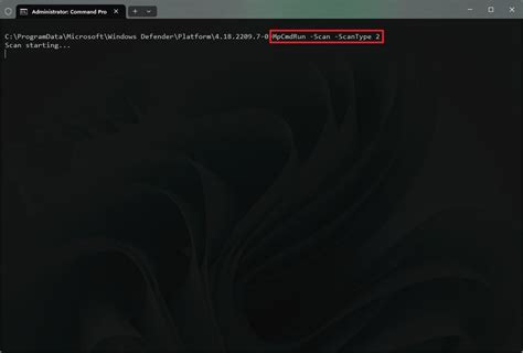 How To Manage Microsoft Defender Antivirus From Command Prompt On