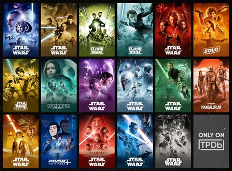 Star Wars Complete Canon Collection R Plexposters