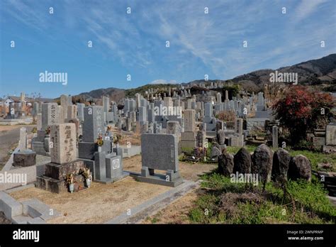 Toroyama Cemetery On The Yamanobe No Michi Trail Nara Japan Stock