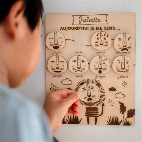 Ngtevoos Clearance Wooden Emotional Chartpersonalized Wooden Emotional