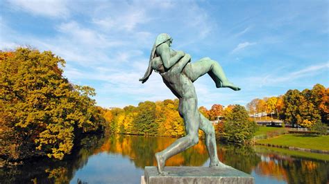 Vigeland Skulpturenpark Buildings Monuments Oslo Norway