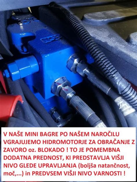 Mini Bager goseničar NTS Rhinoceros 1 3 PRO JOYSTICK Lomljiva roka