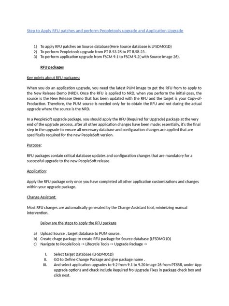 Rfu And Applicationa And Tools Upgrade Pdf Java Programming Rfu And Applicationa And Tools Upgrade Pdf Java Programming