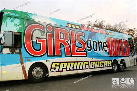 Video Company Bus Advertising Spring Break Girls Gone Wild Miami