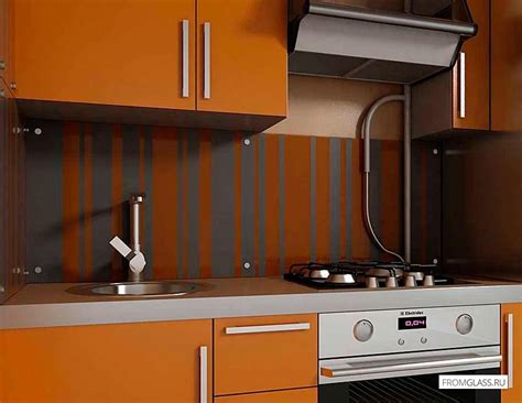 Кухонные фартуки из стекла - продажа и монтаж скинали в Москве | FromGlass