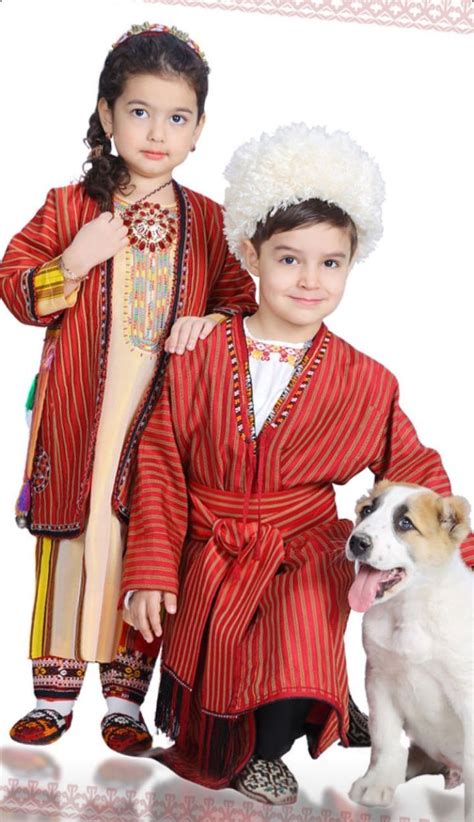 Turkmen kids | Turkmen, Fashion, Kids