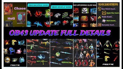 Ob43 Update Full Details Ob43 Update In Free Fire Youtube