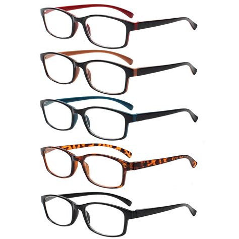 5 Pack High Quality Reading Glasses For Men And Women Comfortable