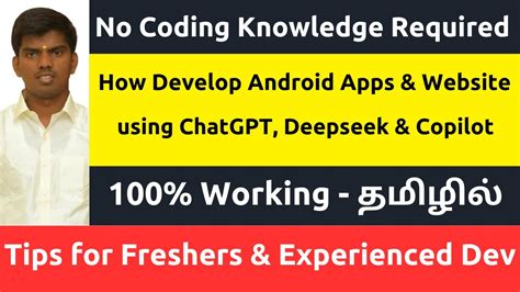 No Coding Knowledge Required Develop Mobile Apps And Website Using Chatgpt Deepseek And Copilot