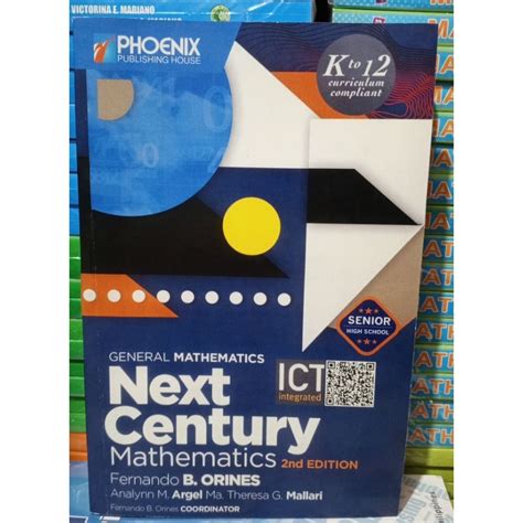 General Mathematics Next Century Mathematics 2nd Edition Shopee