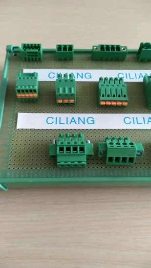 3 50mm Double Layers Pluggable Series Pcb Socket Connector Terminal Blocks Terminal Blocks And