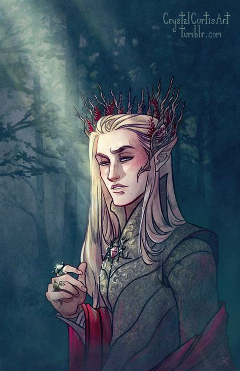 Elvenking Hobbit Art The Hobbit Thranduil