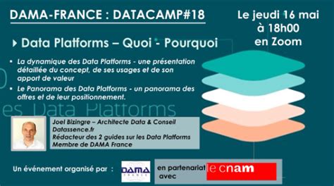 Datacamp 18 Data Platforms Dama France
