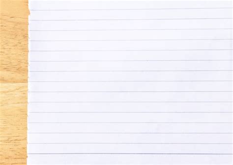 Fondo de papel de línea de cuaderno blanco Foto Premium