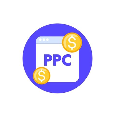 Premium Vector Ppc Pay Per Click Vector Flat Icon