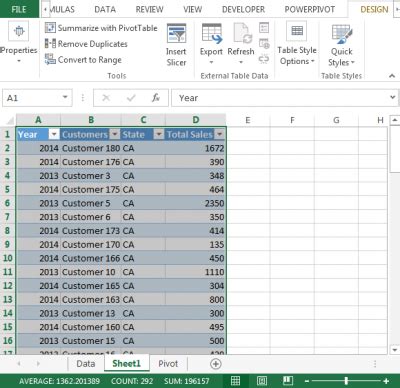 Getting Drill Down Details In Excel 2007