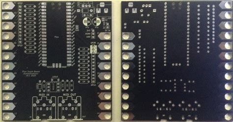 pico touch board pcb build guide simple diy electronic music projects