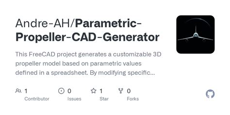 Github Andre Ahparametric Propeller Cad Generator This Freecad
