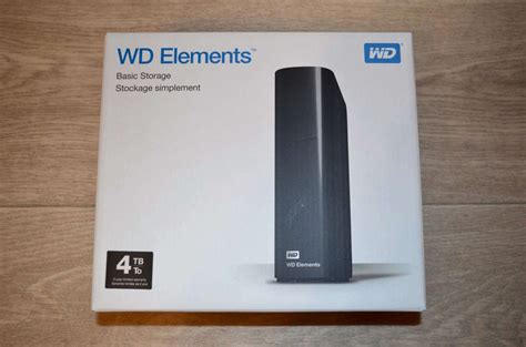 Внешний жесткий диск Western Digital WD Elements Desktop, 4 ТБ, USB 3.0 ...