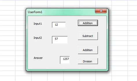 Addition Operation In Excel Vba Stack Overflow