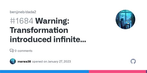 Warning Transformation Introduced Infinite Values In Continuous Y Axis