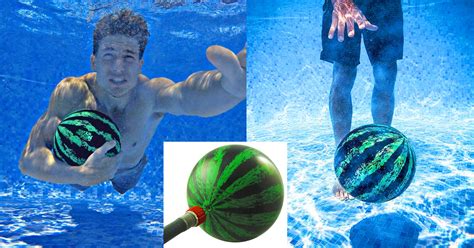 Theres A Watermelon Pool Ball That You Can Pass And Dribble Underwater