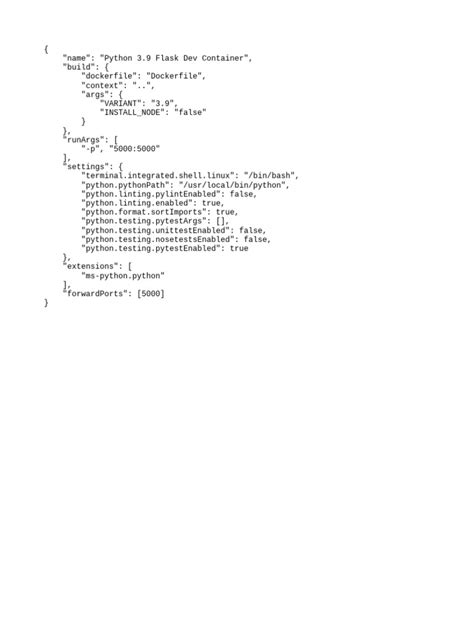 devcontainer json pdf