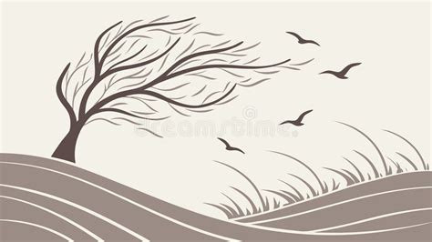 Windswept Design Stock Illustrations 2145 Windswept Design Stock