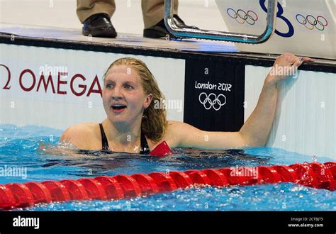 Rebecca Adlington On Her Way To The Bronze Medal In The 400m Freestyle