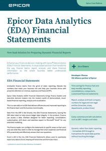Epicor ERP Data Analytics CTND Website