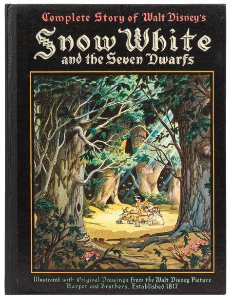 Walt Disneys Snow White And The Seven Dwarfs Adapted From Grimms