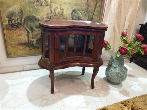 Teak Victorian Display And Side Table Furniture And Home Living Furniture