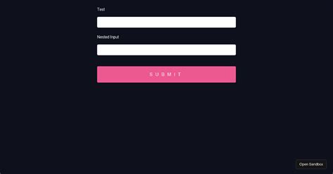 React Hook Form Form Context Codesandbox