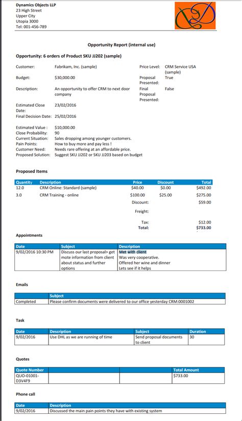 Dynamics Pdf Docs For Crm Word Templates Crm Software Blog