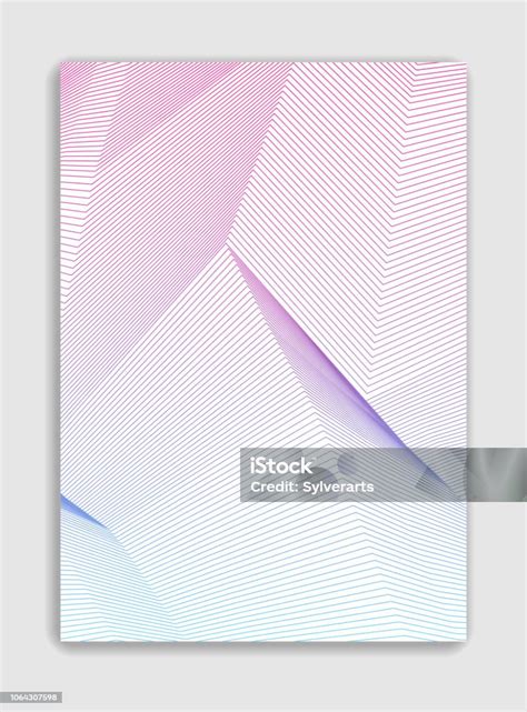 추상 라인 최소한의 현대 브로셔 디자인 커버 템플릿 기하학적 하프톤 그라데이션 벡터 배너 플 래 카드 포스터 전단지에 대 한 아름 답 고 특별 한 패턴 텍스처입니다 배경