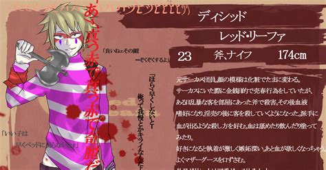Pixiv×killers 【p Kill】ディシッド【レッド・リーファ】 甘夏のイラスト Pixiv