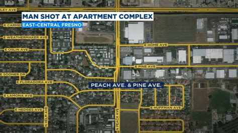 Man Shot Three Times In East Central Fresno Police Searching For