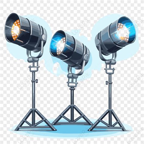 무대 조명 클립 아트 전기 무대 조명 요소 스포트라이트 벡터 일러스트 삽화 Anisozia 만화 Png 일러스트 무료 다운로드 Lovepik