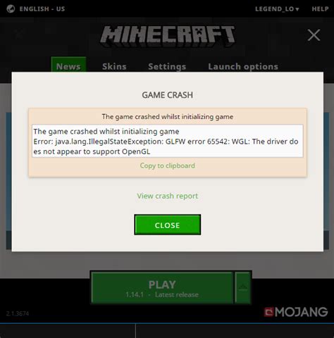 minecraft opengl problem unresolved after many attempts like driver